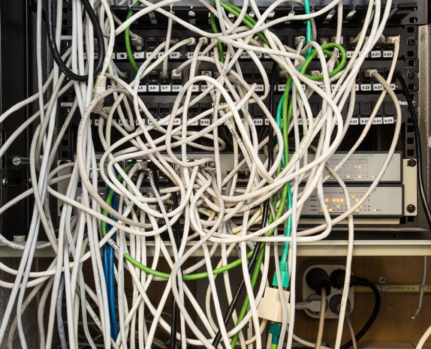 Network Closet Clean Up Janesville, WI